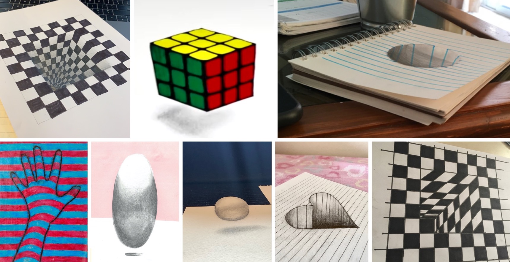 Op Art – Draw, Paint, Think