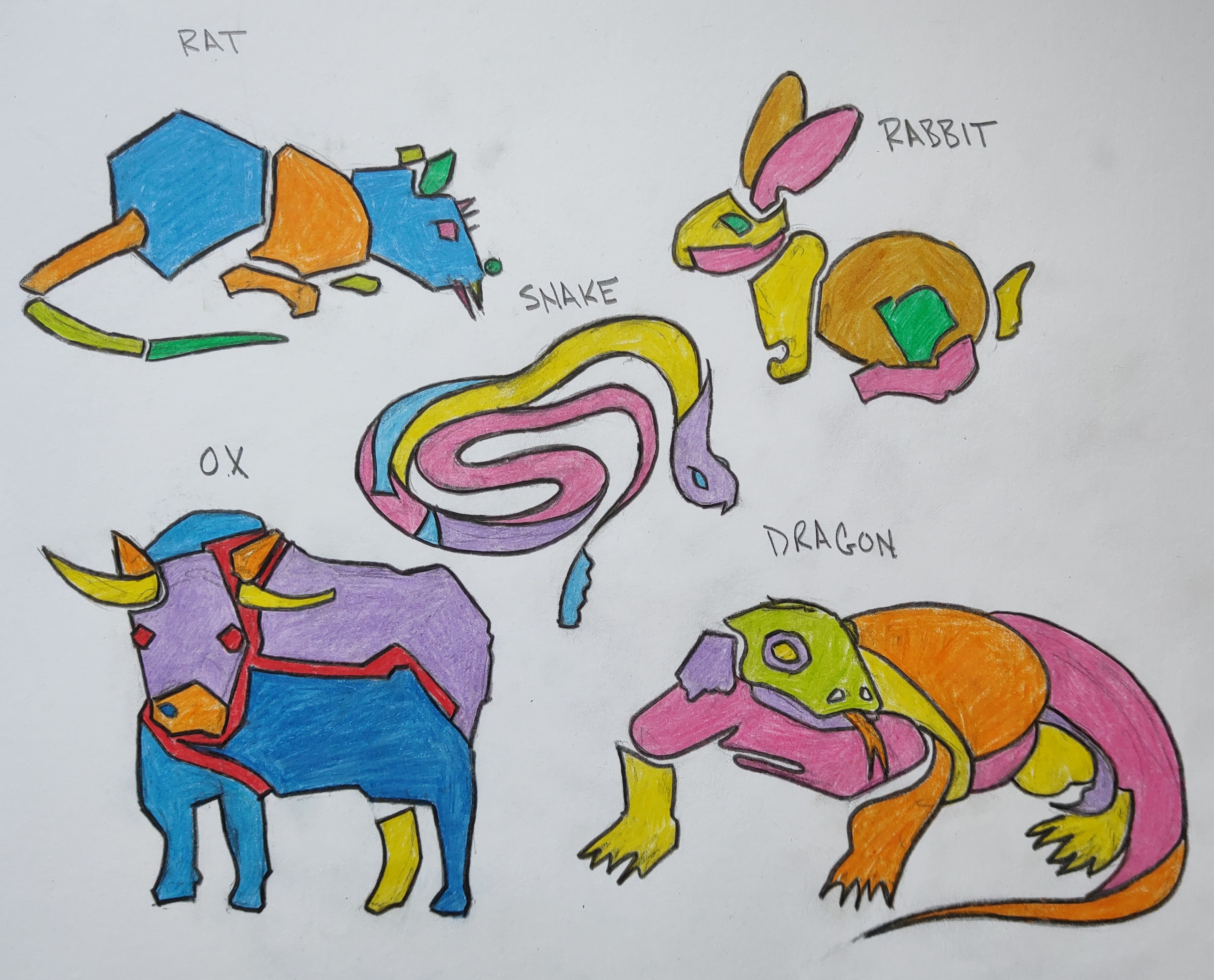 Matisse Cut Outs: Teaching Abstract Art – Draw, Paint, Think