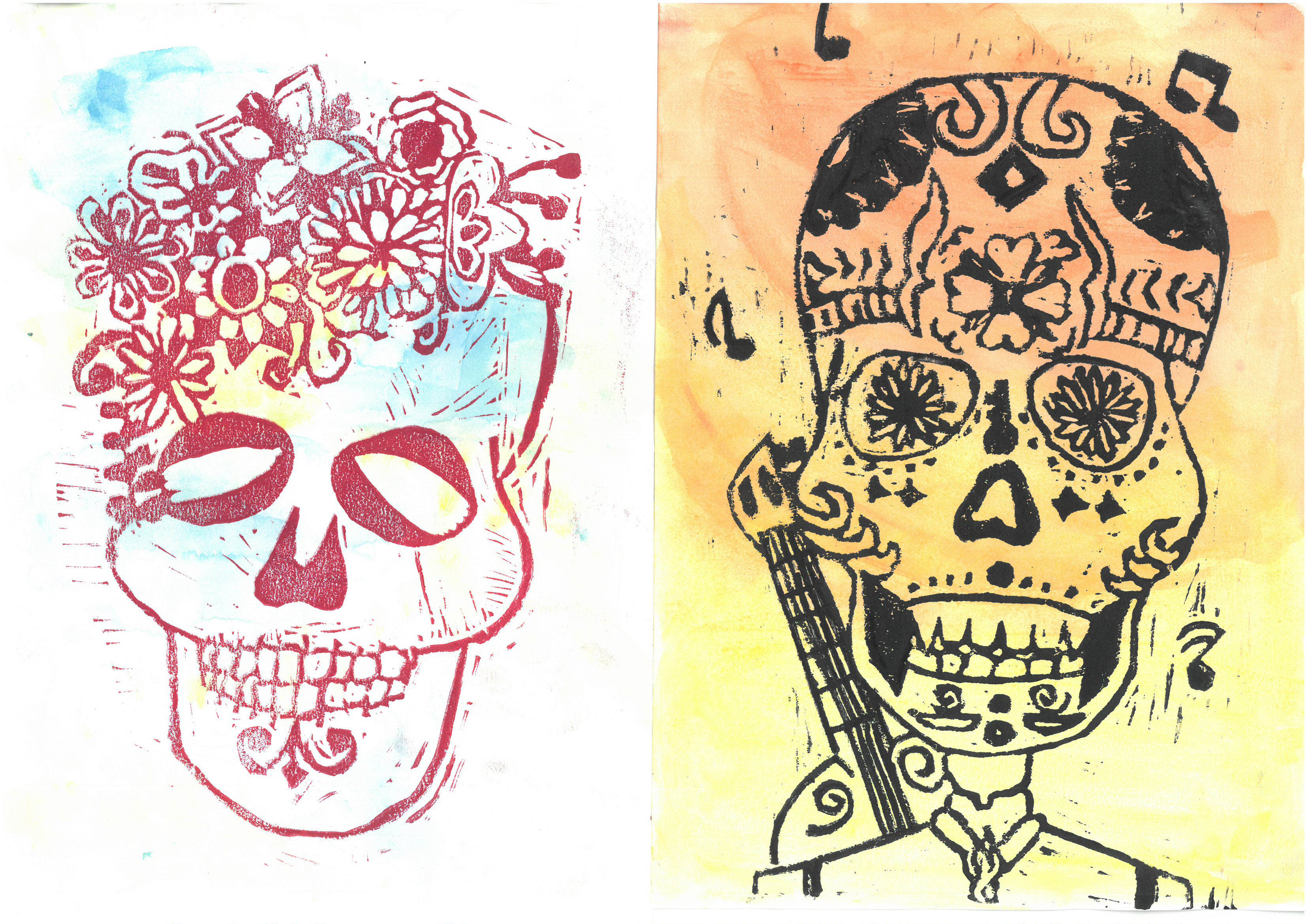 Print Making: Mexican and German influences. – Draw, Paint, Think